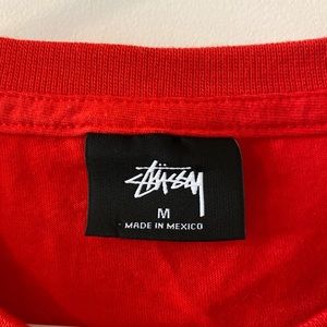 Stussy | Shirts | Classic Red Stussy Tshirt | Poshmark